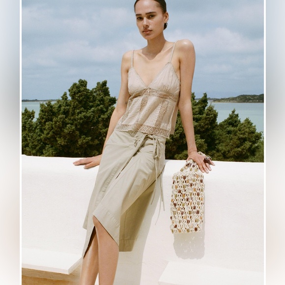 Zara | Bags | Zara Beaded Shopper Bag | Poshmark